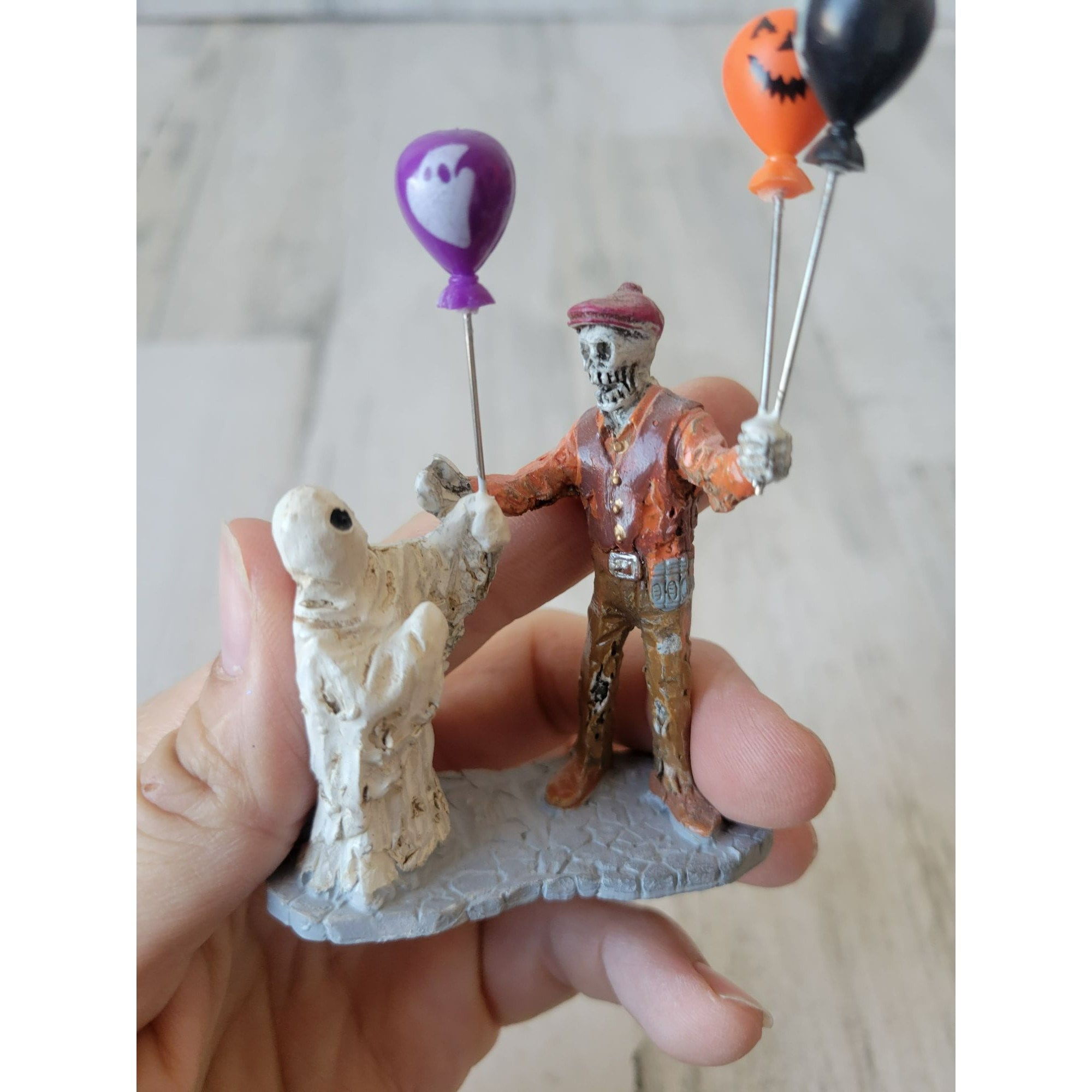 Lemax Skeleton Ghost Balloons Carnival Circus - Etsy