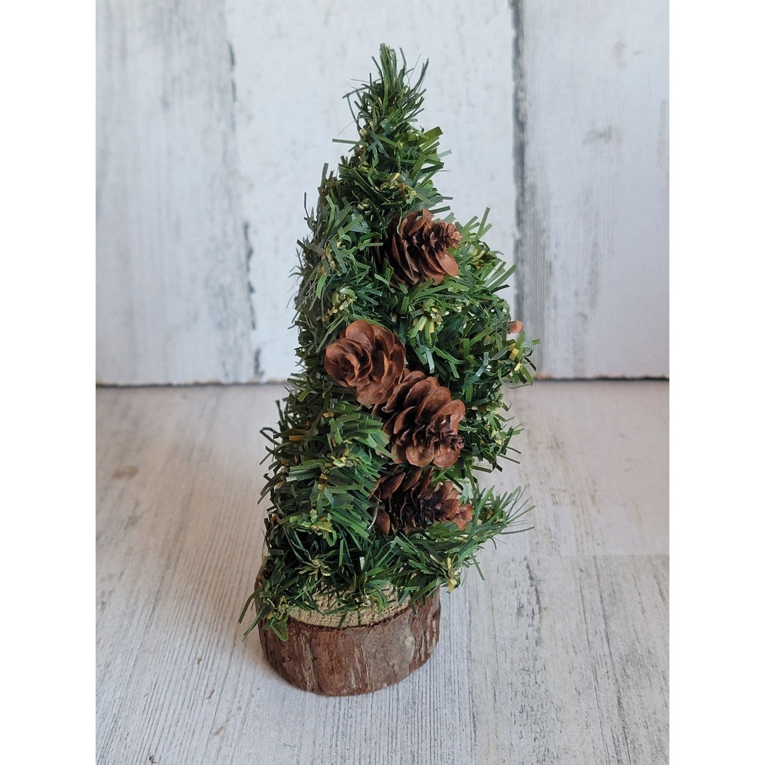 Miniature Pinecone Pine Tree Christmas Xmas Figure Home Decor - Etsy
