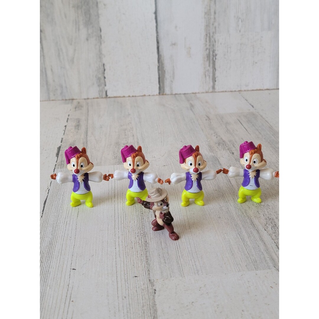 Disney Chip and Dale Chipmunk Playset Toy Figure - Etsy