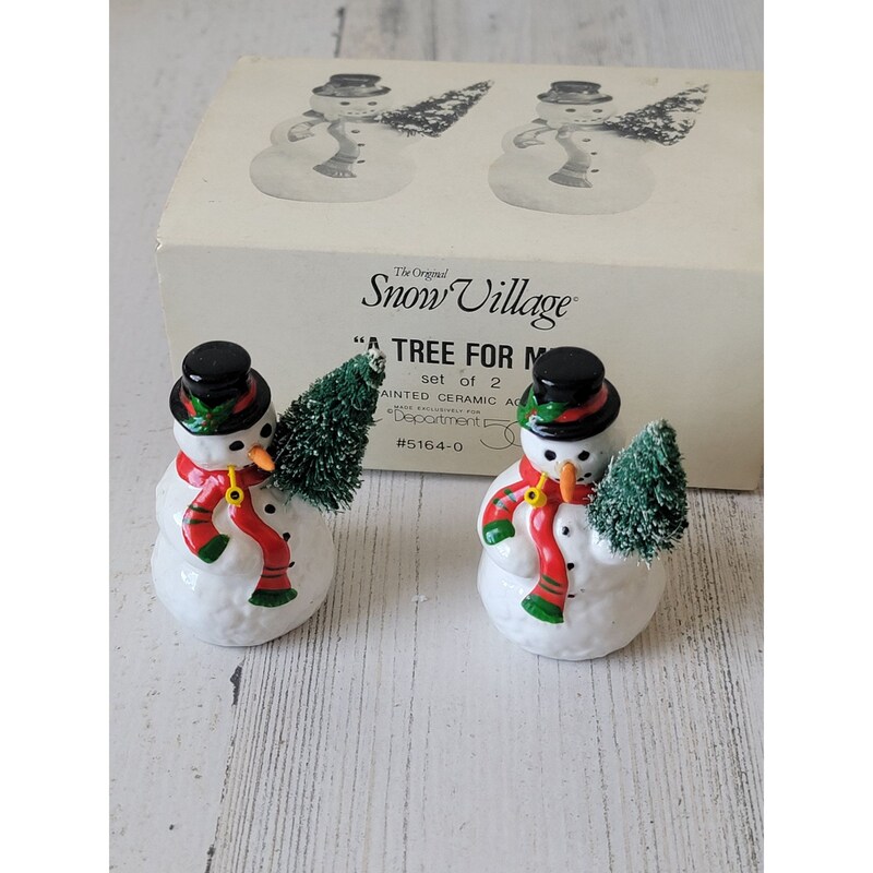 Dept 56 Village Snowman - Etsy