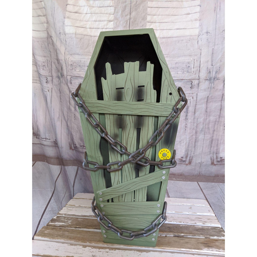 Gemmy Goblin Cursed Coffin Animated Sound 18″ - Etsy