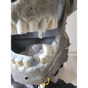 Gemmy Large AS IS Animated Skeleton Face Halloween Prop Decor Scary - Etsy