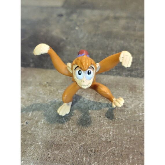 Mattel Disney 1992 Abu Aladdin Monkey Toy Figure - Etsy