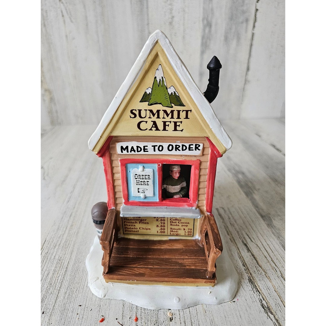 Lemax Summit Cafe Vintage Ski Chalet Store Coffee Lodge Xmas Village - Etsy