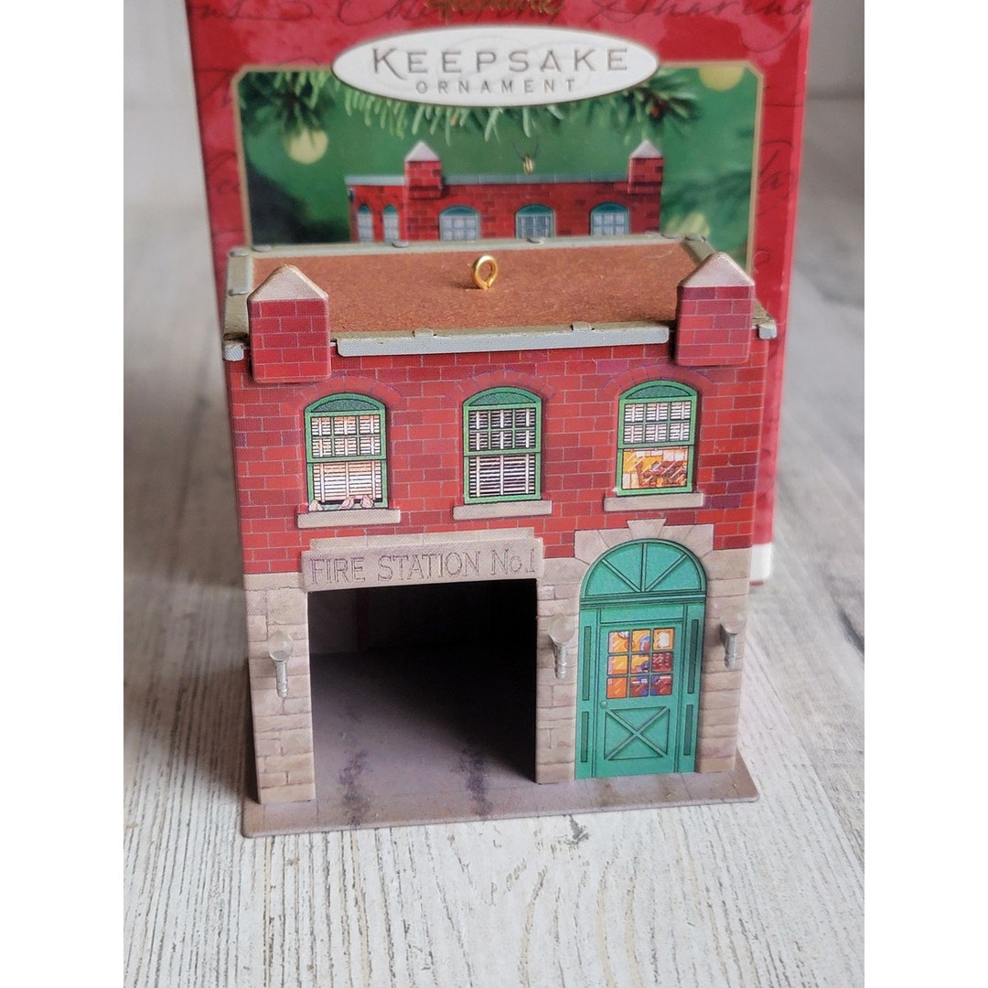 Hallmark Fire Station No.1 2001 Ornament Xmas - Etsy