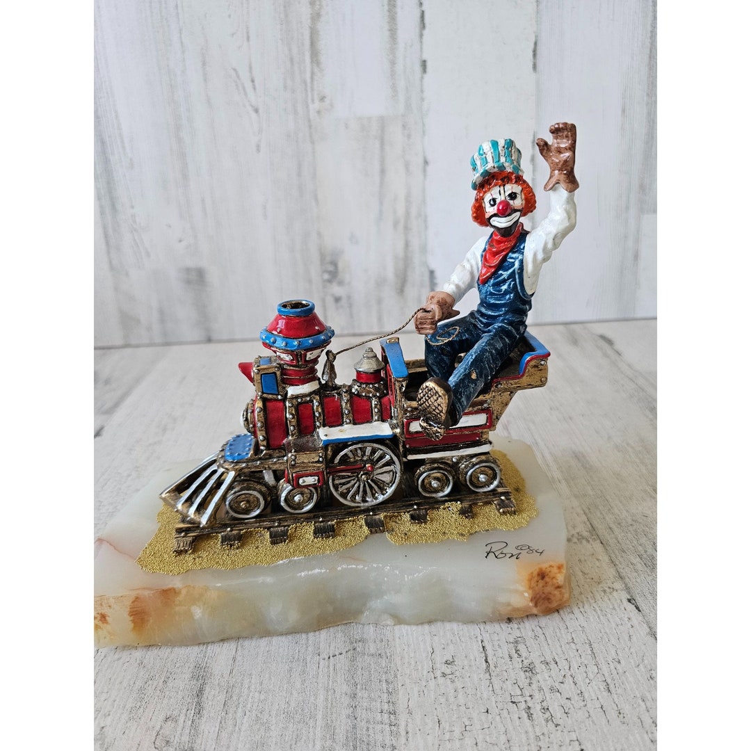 Ron Lee Engineer Billie Train Conductor Choo Choo Vintage 1984 Engine ...