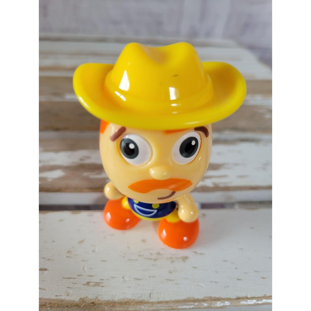 Sheriff Man Vintage Yellow Hat Action Figure Toy Motion Sound - Etsy