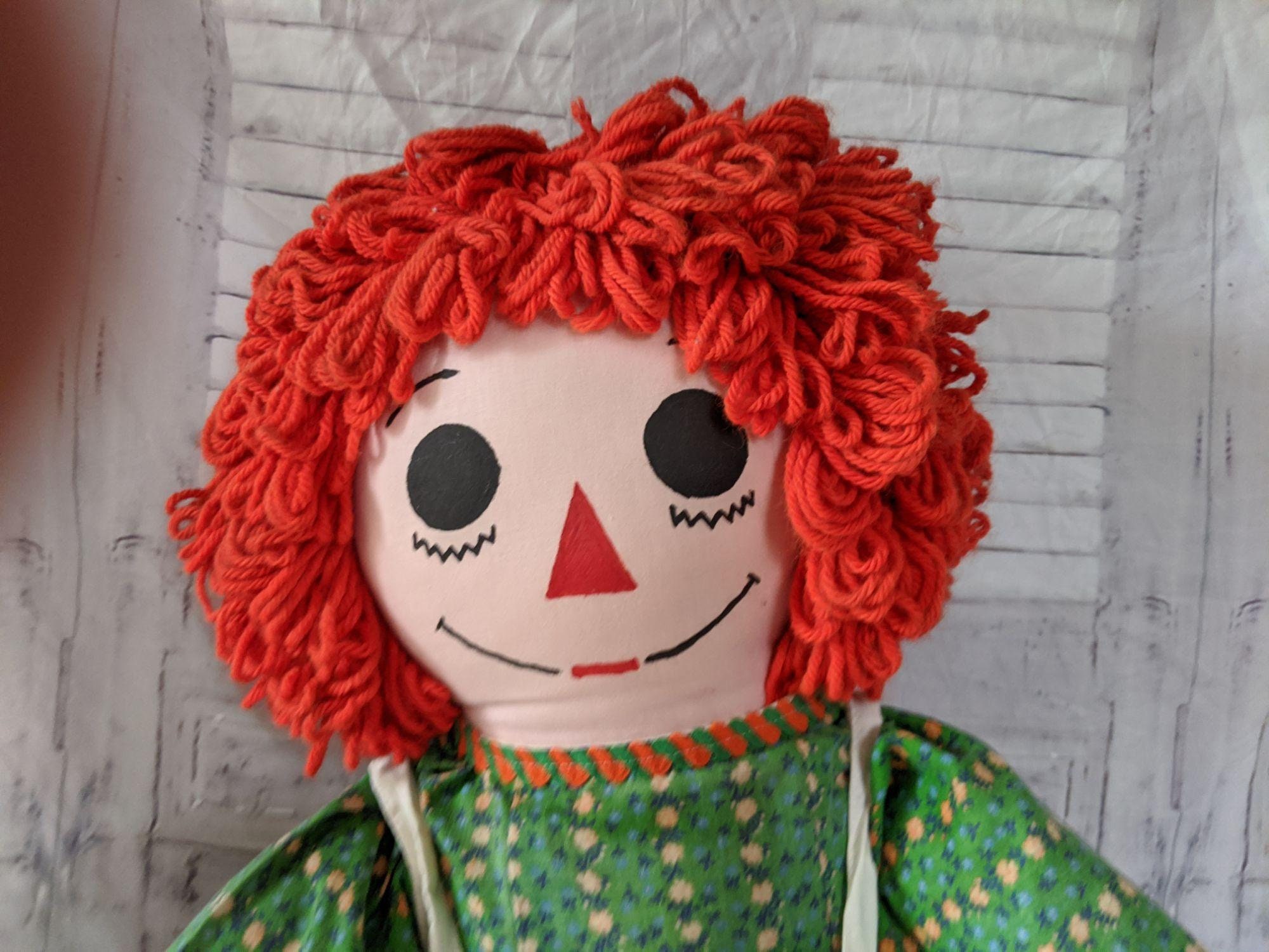 Vintage 33-in raggedy and green dress | Etsy