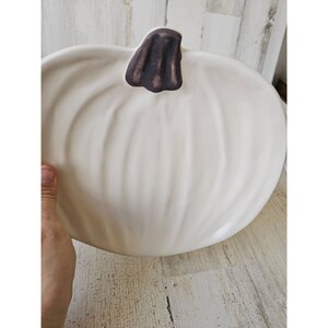 Pottery Barn Pumpkin Plate Barbara Eigen Platter Fall Halloween Ceramic ...