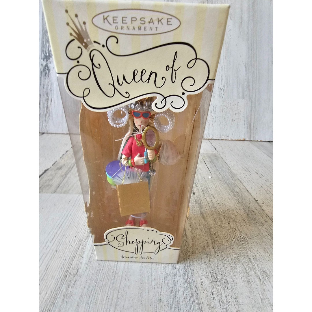 Hallmark Queen Shopping Ornament Lady Fashion Tague New - Etsy