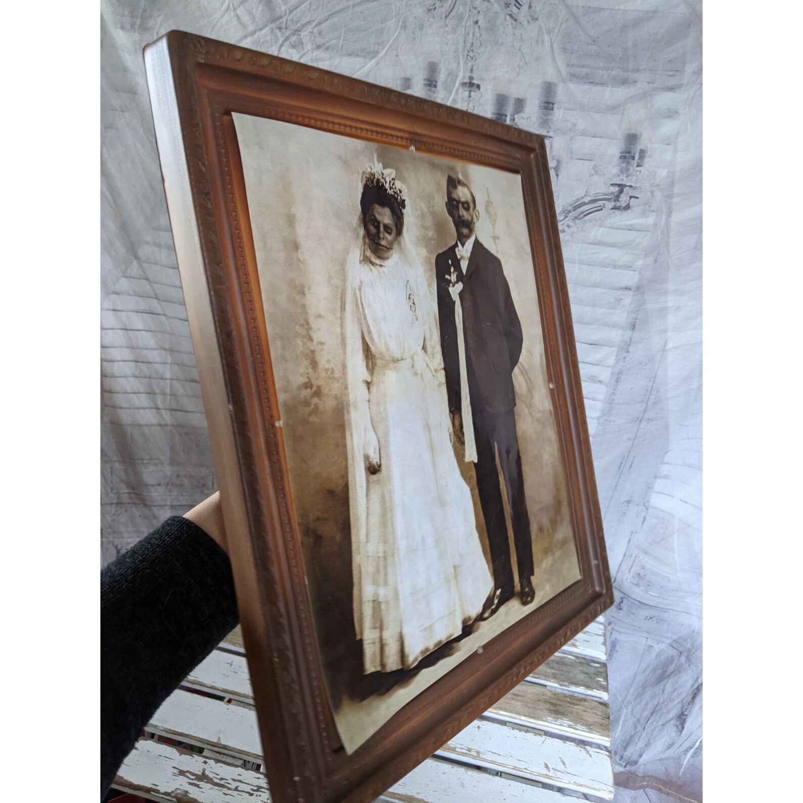 Haunted Picture Frame Hanging as Is - Etsy