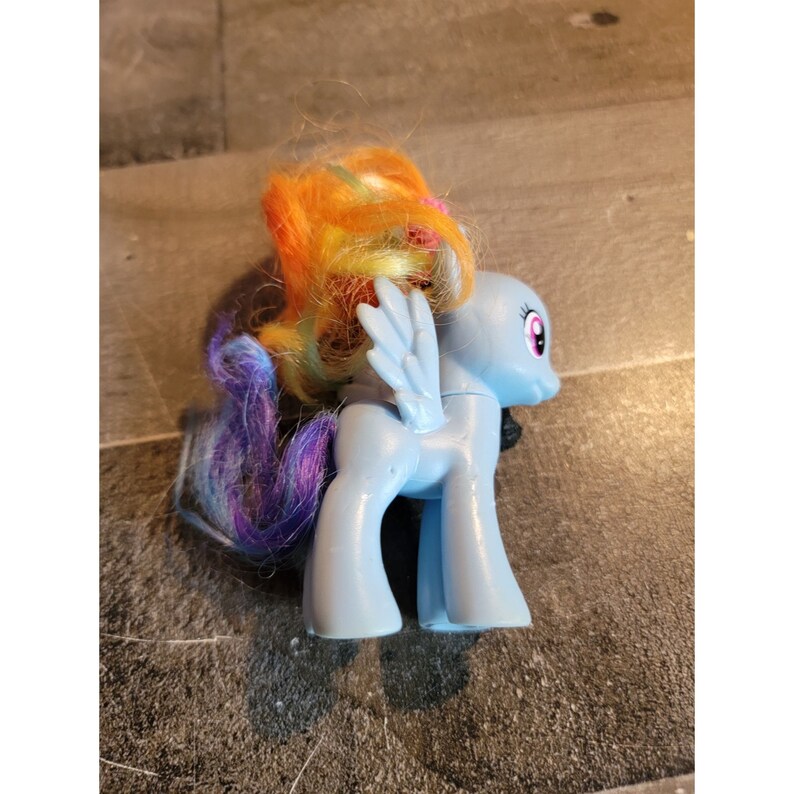 MLP My Little Pony Rainbow Dash Horse Toy Figure Pegasus - Etsy