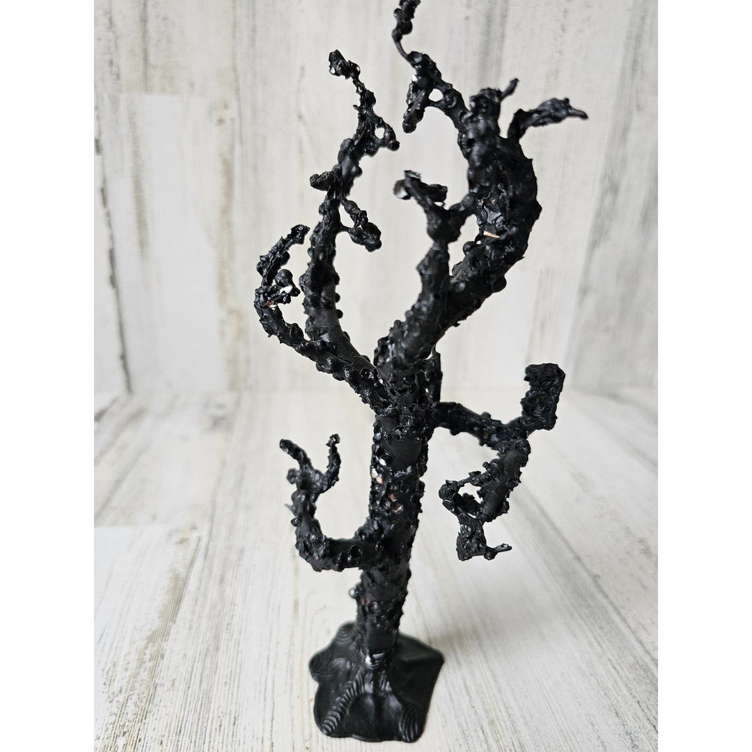 Lemax Black Bare Halloween Burnt Tree Forest Village - Etsy