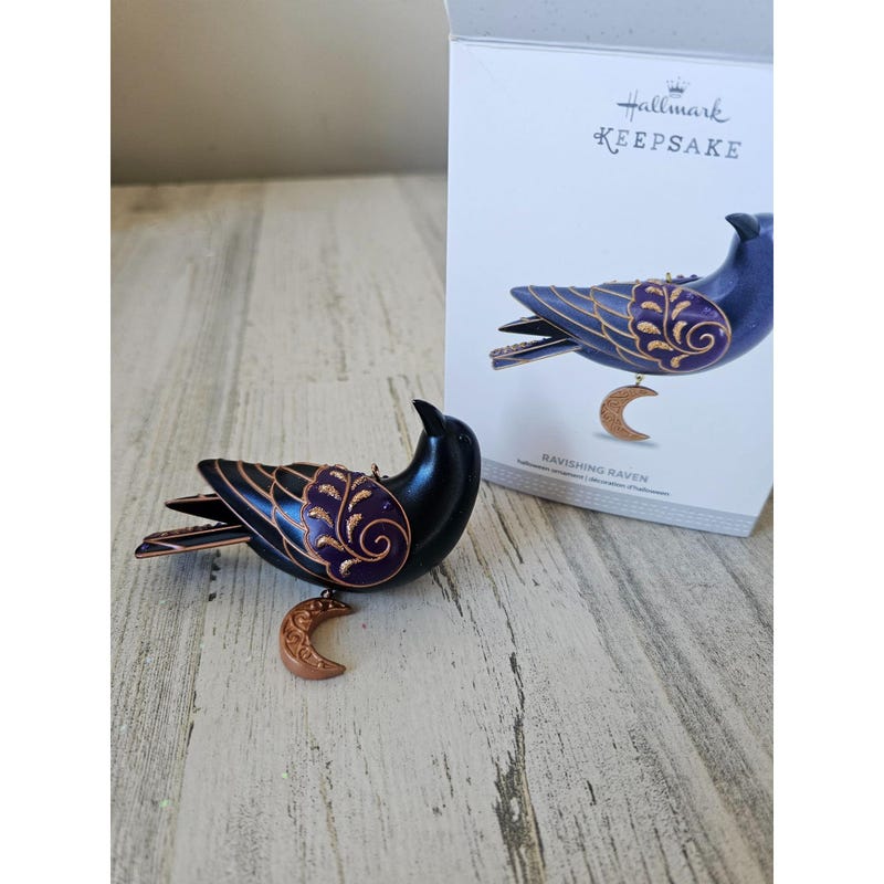 Raven Ornament - Etsy