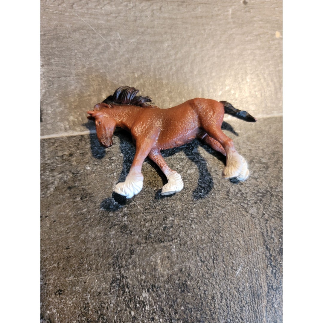 Mini Brown Horse Toy Figure - Etsy