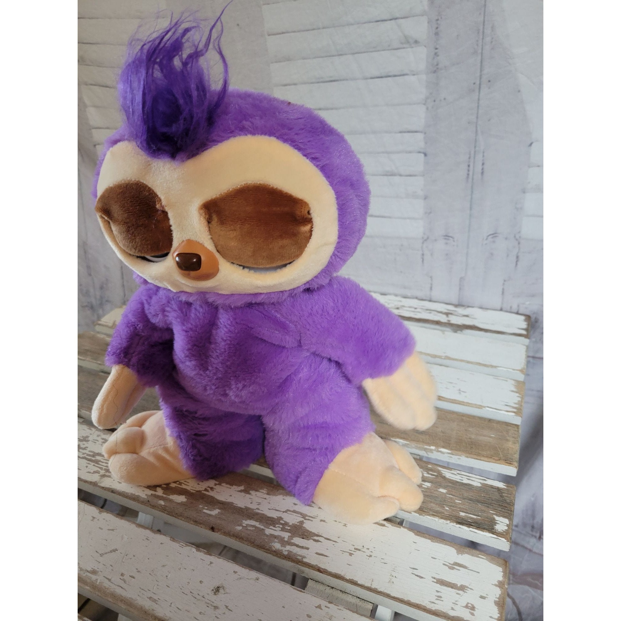 Zuru Dancing Purple Sloth Plush Animated - Etsy