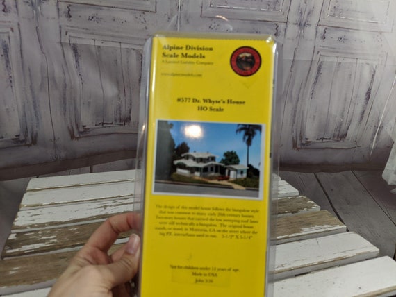 Alpine Division Models Dr Whytes House HO Scale 577 New | Etsy