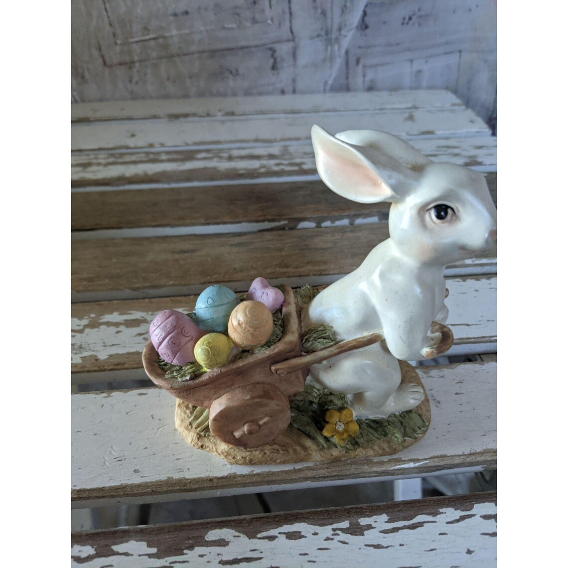 Ks Bunny Rabbit Cart Spring Home Decor - Etsy