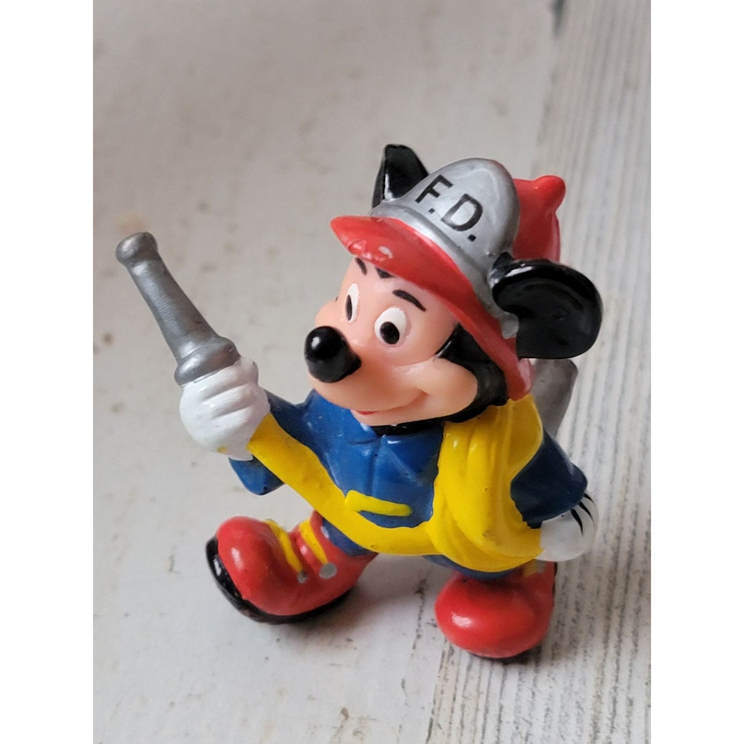 Applause Mickey Mouse Fireman Disney Pixar Toy Figure - Etsy