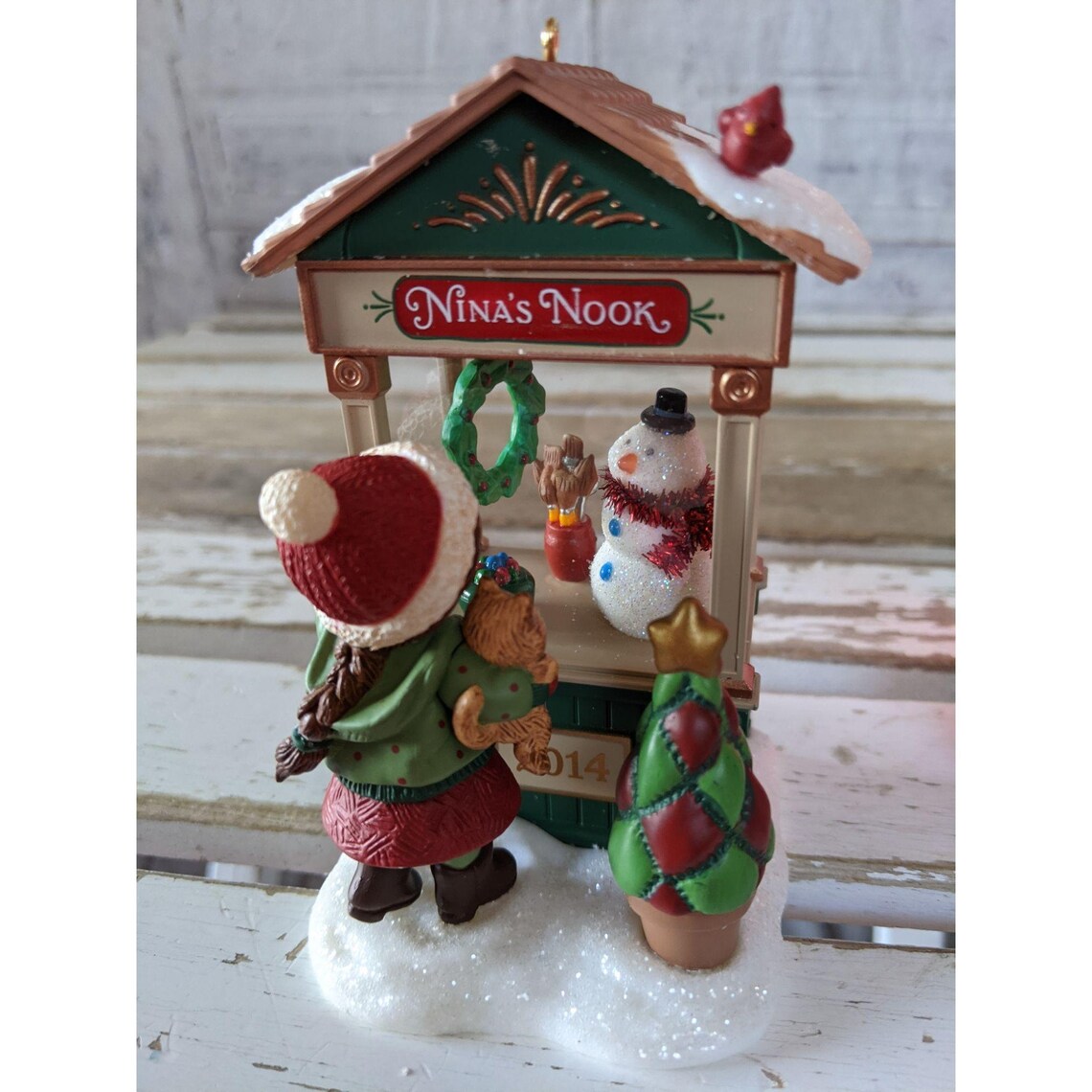 Hallmark Christmas window 2014 Ninas Nook ornament Christmas | Etsy