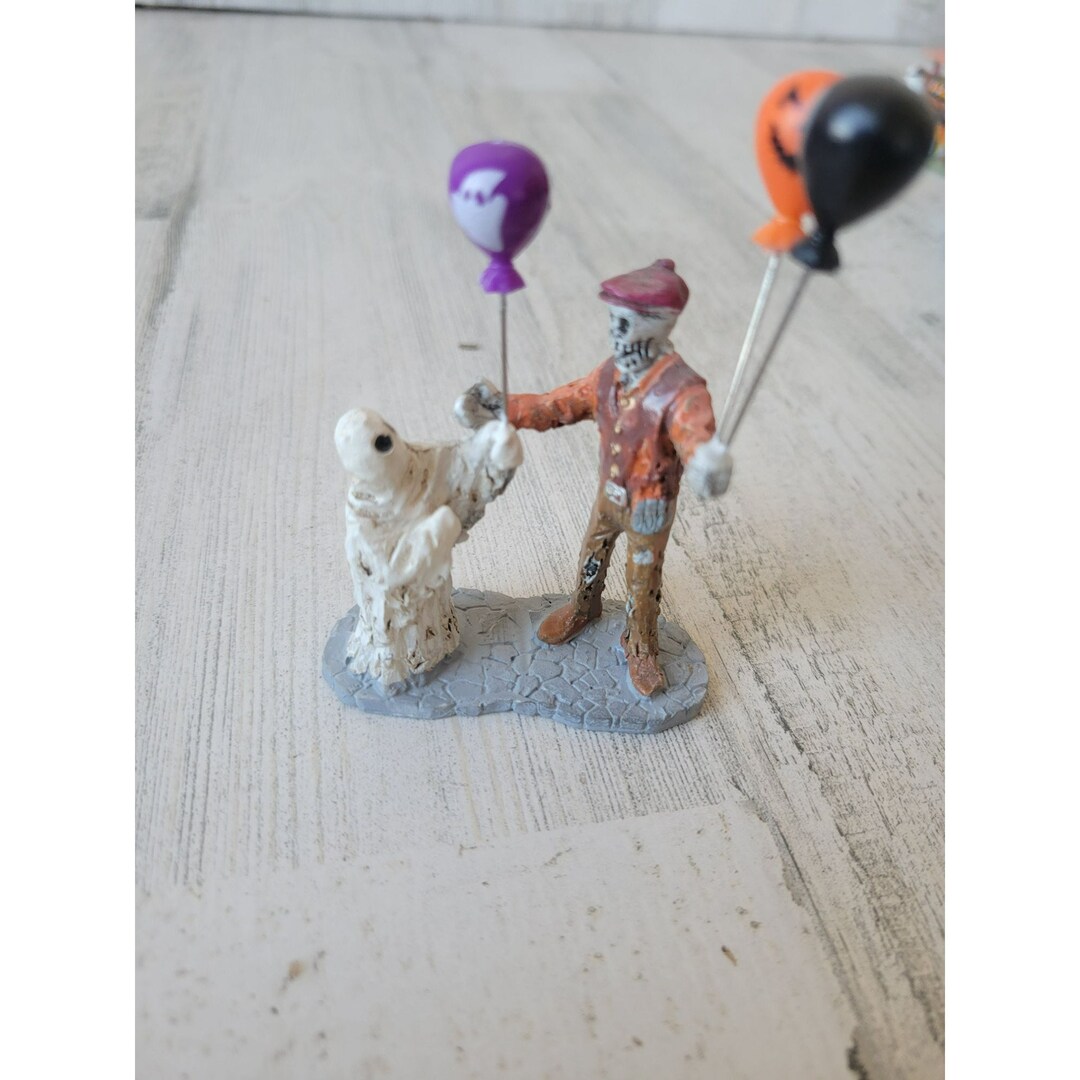 Lemax Skeleton Ghost Balloons Carnival Circus - Etsy