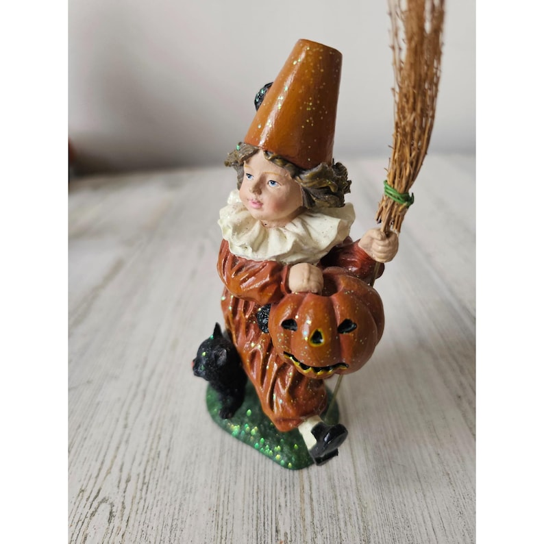 Bethany Lowe Cat Girl Witch Trick or Treater Statue Figurine Decor - Etsy