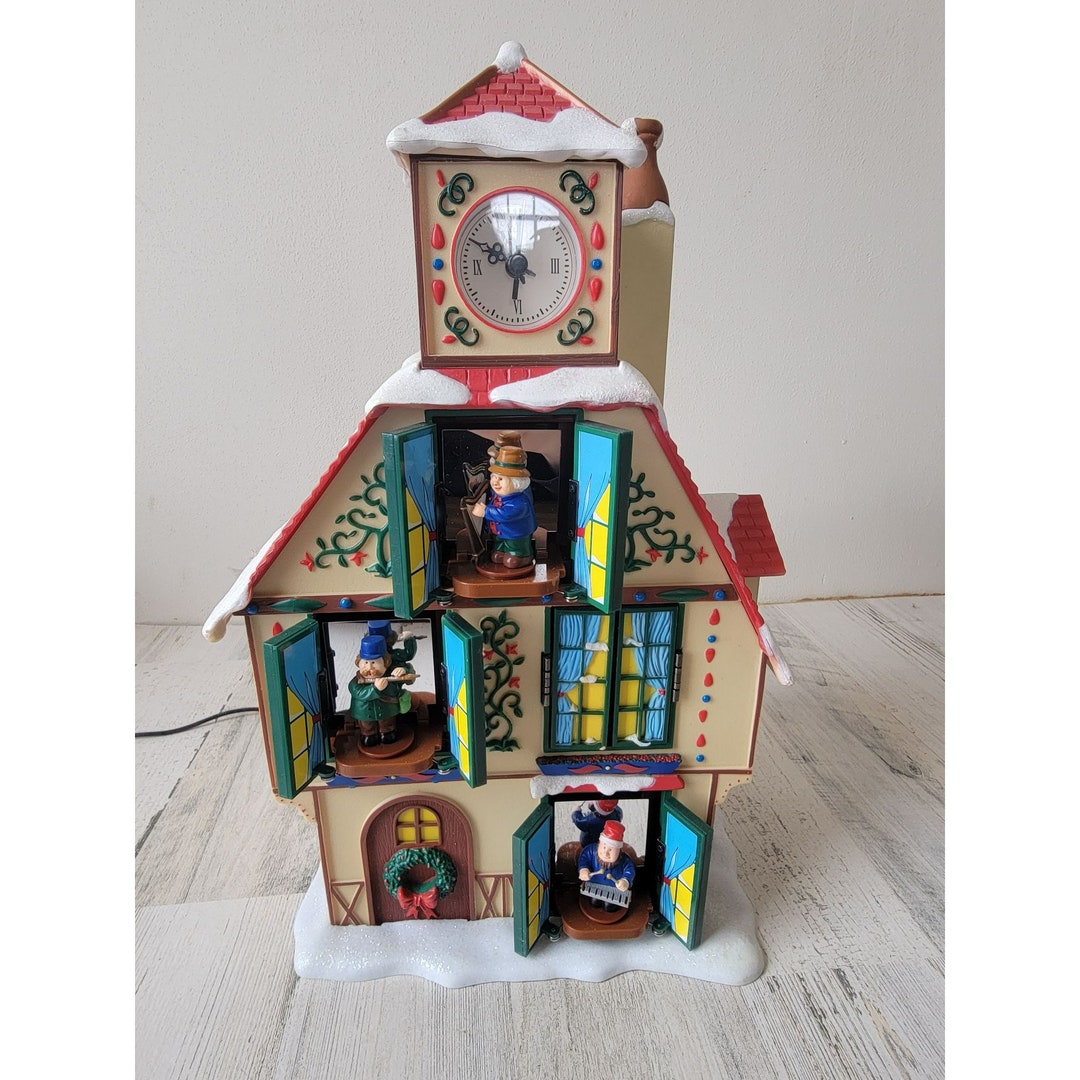 Mr Christmas AS IS Bavarian Workshop Symphony Surprise Xmas Clock ...