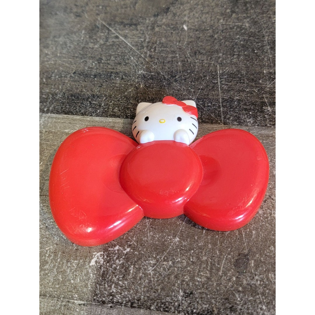 Hello Kitty Sanrio Red Bow Mini Mirror Toy Figure - Etsy
