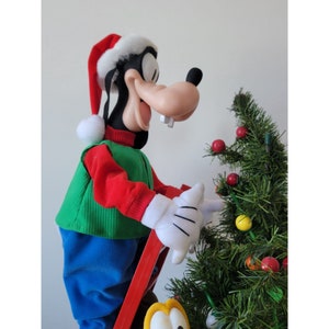 Santa's Best Goofy Tree Pluto Ladder Animated Motionette Xmas - Etsy