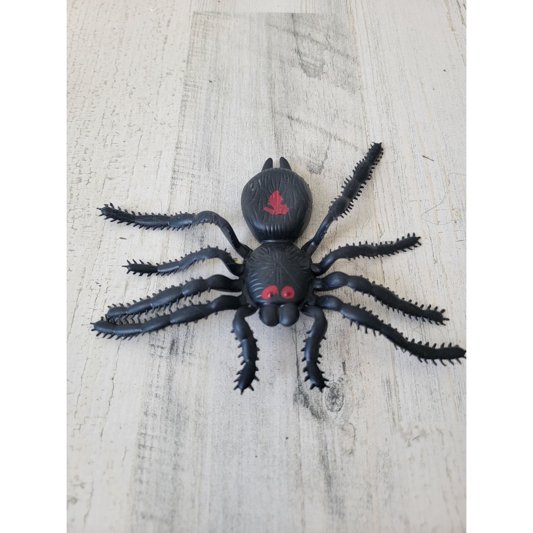 Tarantula Rubber Red Eye Halloween Scary Spider Bug - Etsy