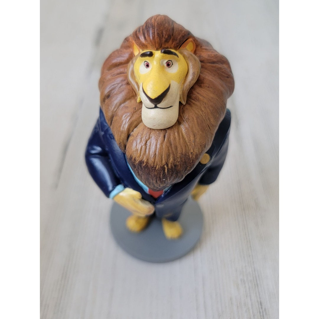Zootopia Pixar Disney Lionheart Mayor Toy Figure - Etsy