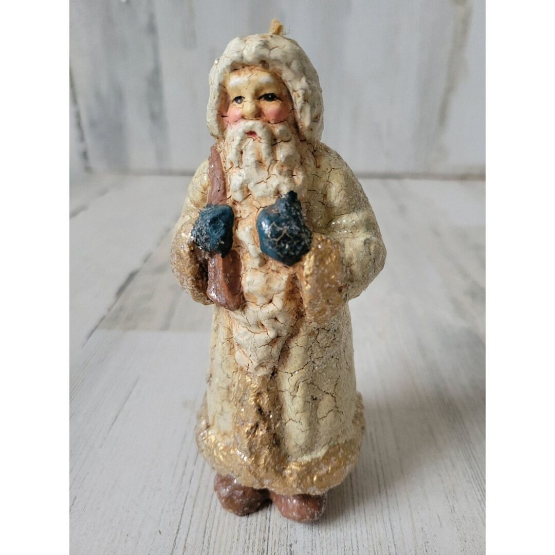 Santa Sparkle Glitter Shabby Chic Home Decor Father Christmas - Etsy