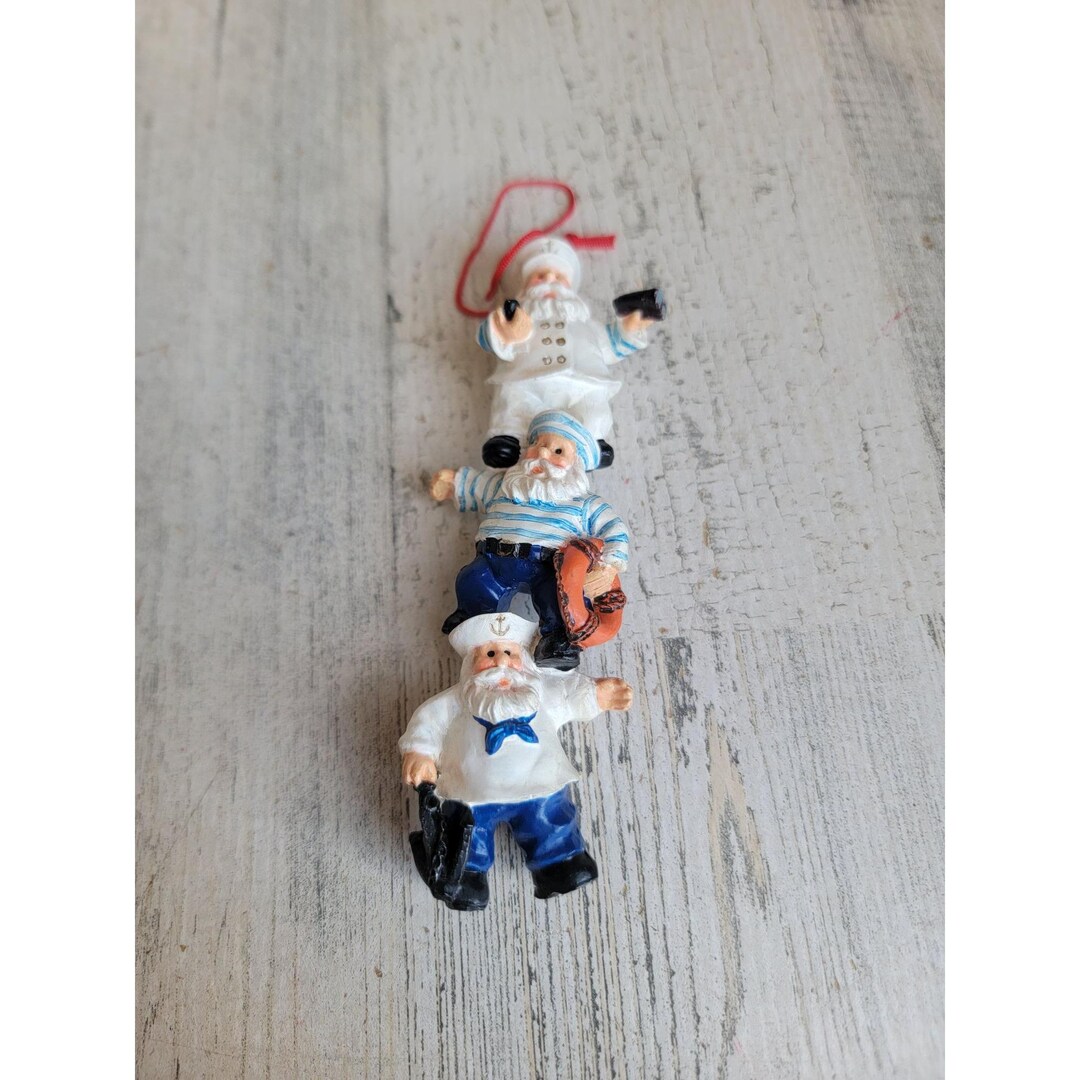 Santa Stack Navy Sailor Anchor Ornament Xmas Binoculars - Etsy
