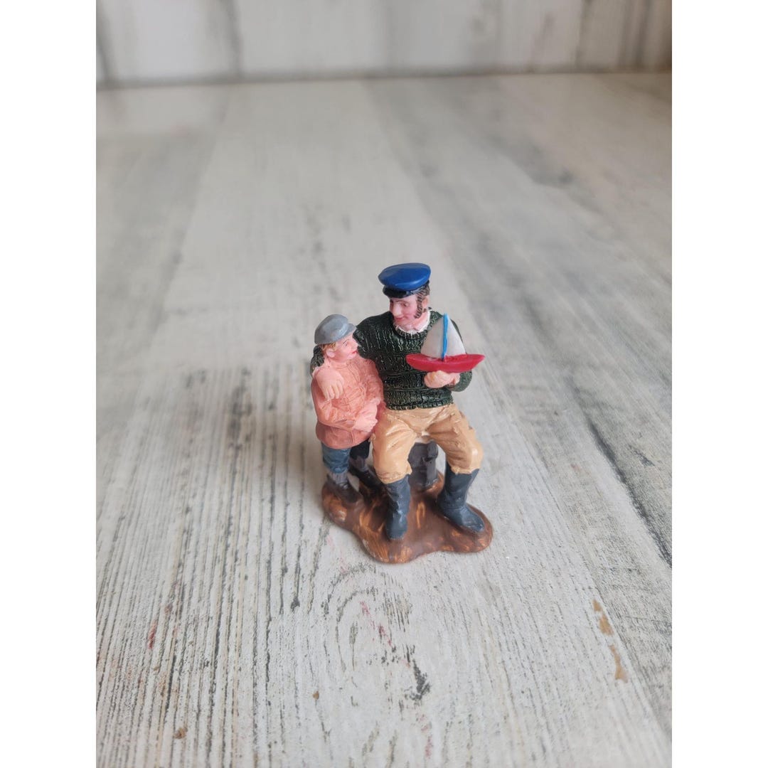 Lemax Father Son Boat Bonding Village Accessory Xmas - Etsy