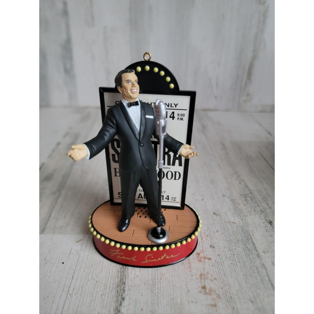 Carlton Cards Frank Sinatra Ol' Blue Eyes Song Ornament Xmas Sound - Etsy