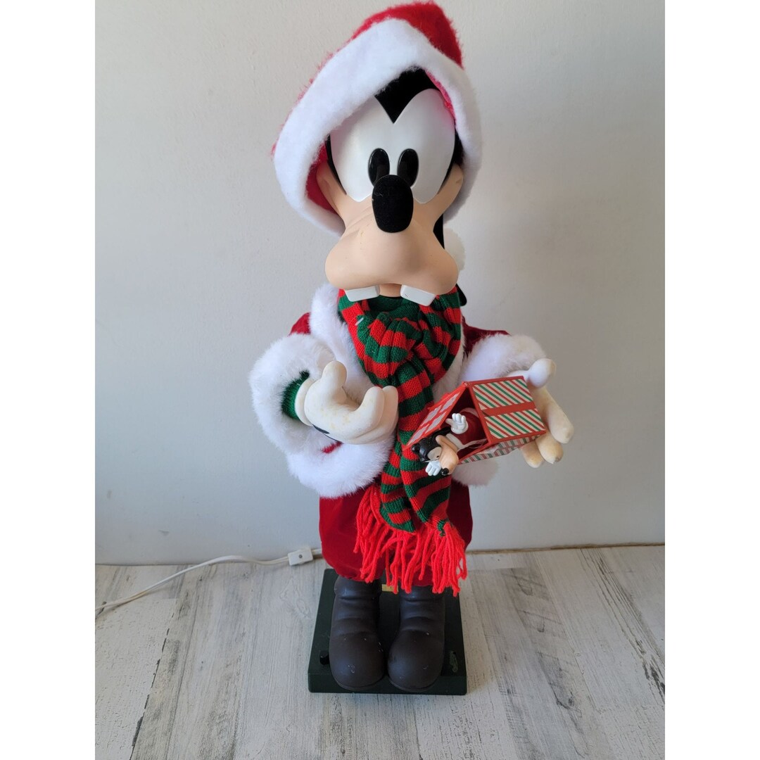 Telco 1994 Animated Goofy Jack in Box Xmas Decor Santa - Etsy