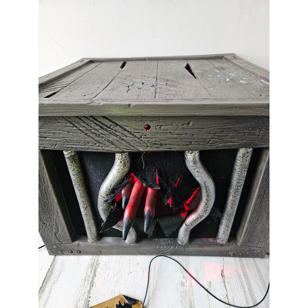 Demon Caged Monster Animated Halloween Prop Life-size - Etsy