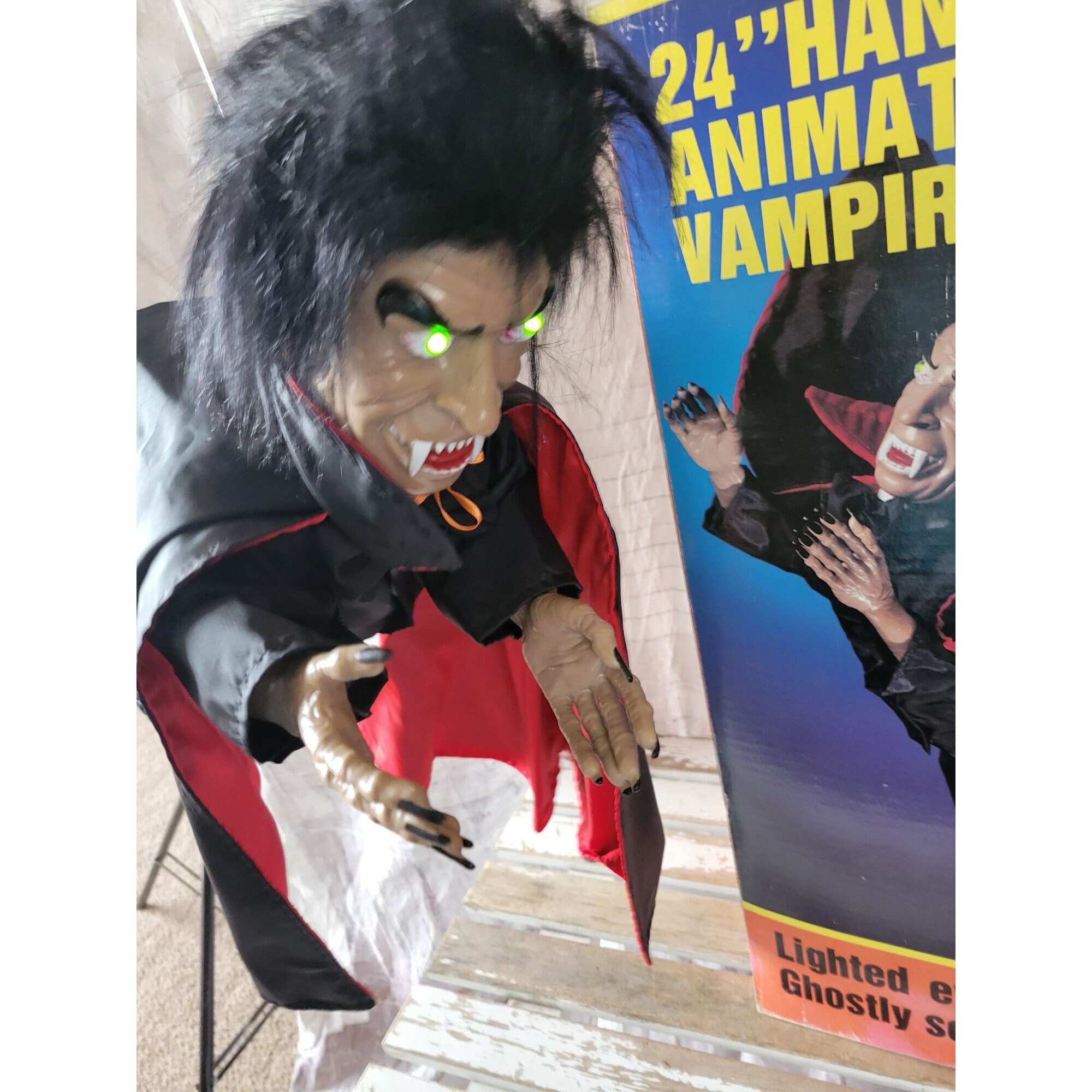 Gemmy Rare Hanging Vampire Shaking Light up 24 in Vintage - Etsy