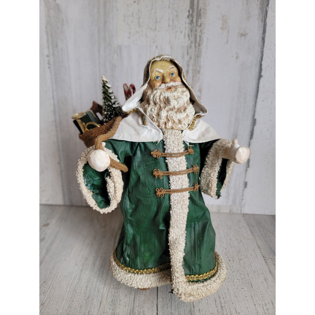 Clothtique Possible Dreams Traditional Santa Green Robe - Etsy