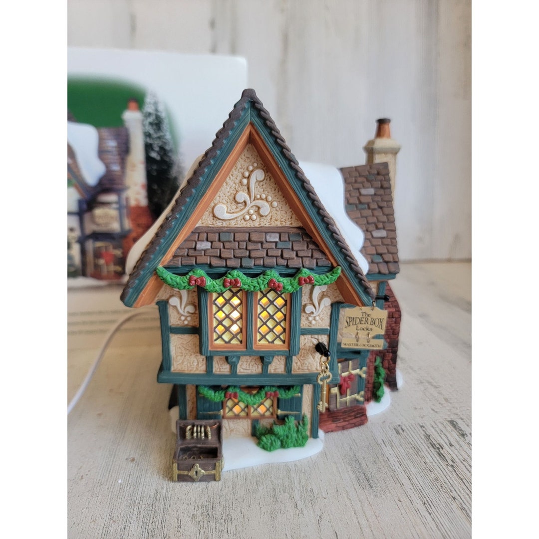 Dept 56 58448 the Spider Box Locks Village Accessory Xmas - Etsy