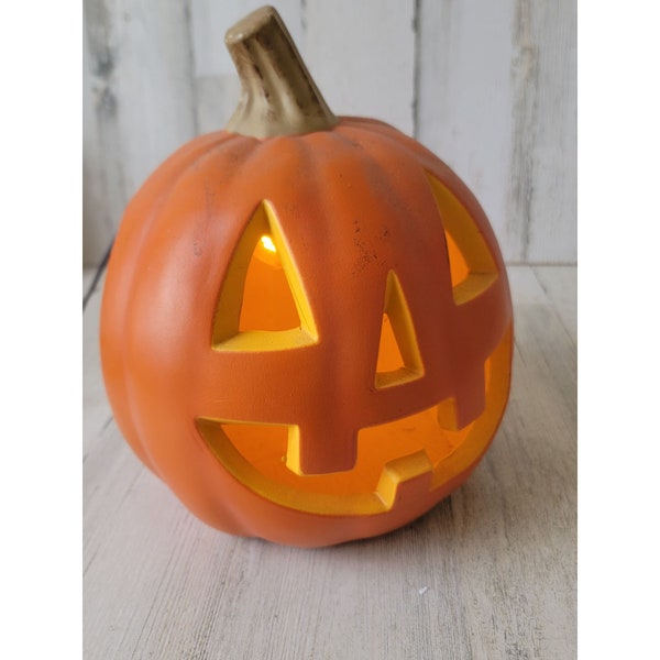Light up Pumpkin Outdoor - Etsy