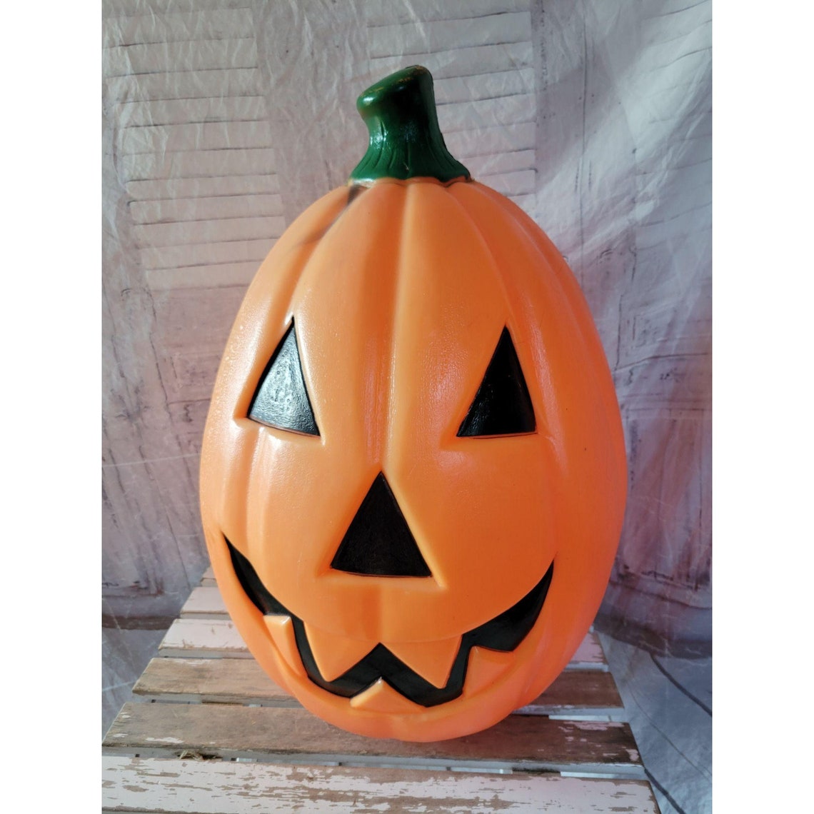 Empire Pumpkin Blow Mold Halloween Large Lawn Decor Light Up Etsy
