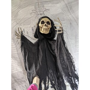 Grim Reaper Skeleton Halloween Prop - Etsy