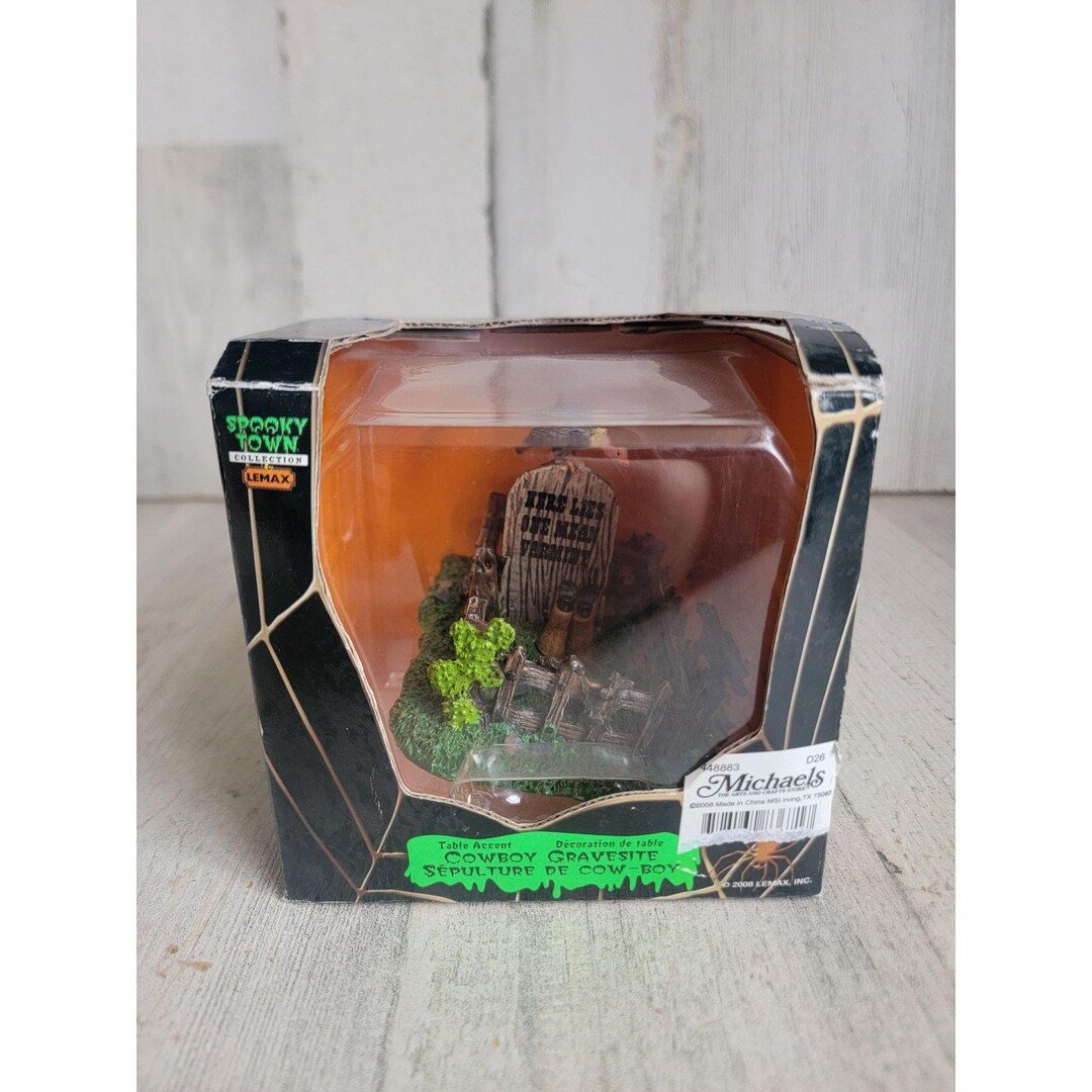 Lemax Cowboy Gravesite Halloween Accessory Xmas - Etsy