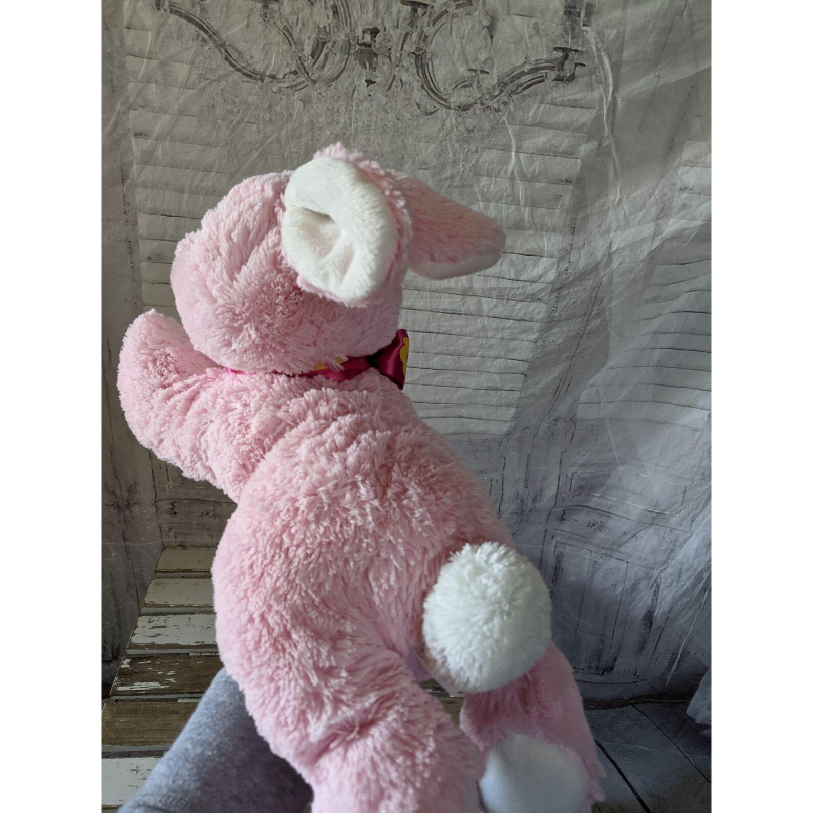 Goffa Plush Bunny Stuffed Easter Rabbit Laying Down - Etsy