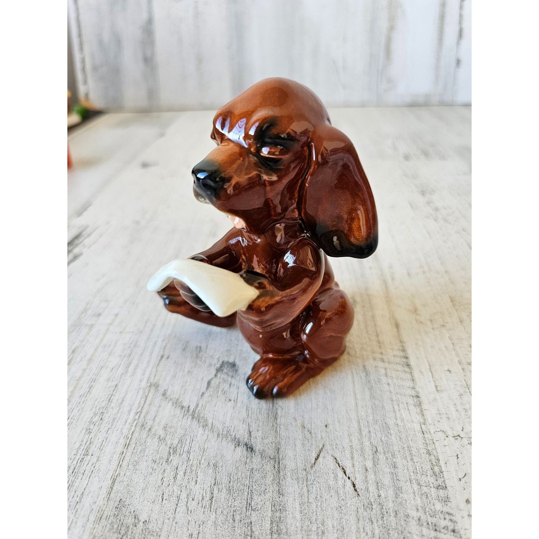 Goebel Dog Singing Ceramic 33136 Vintage Puppy Decor Statue Figurine - Etsy