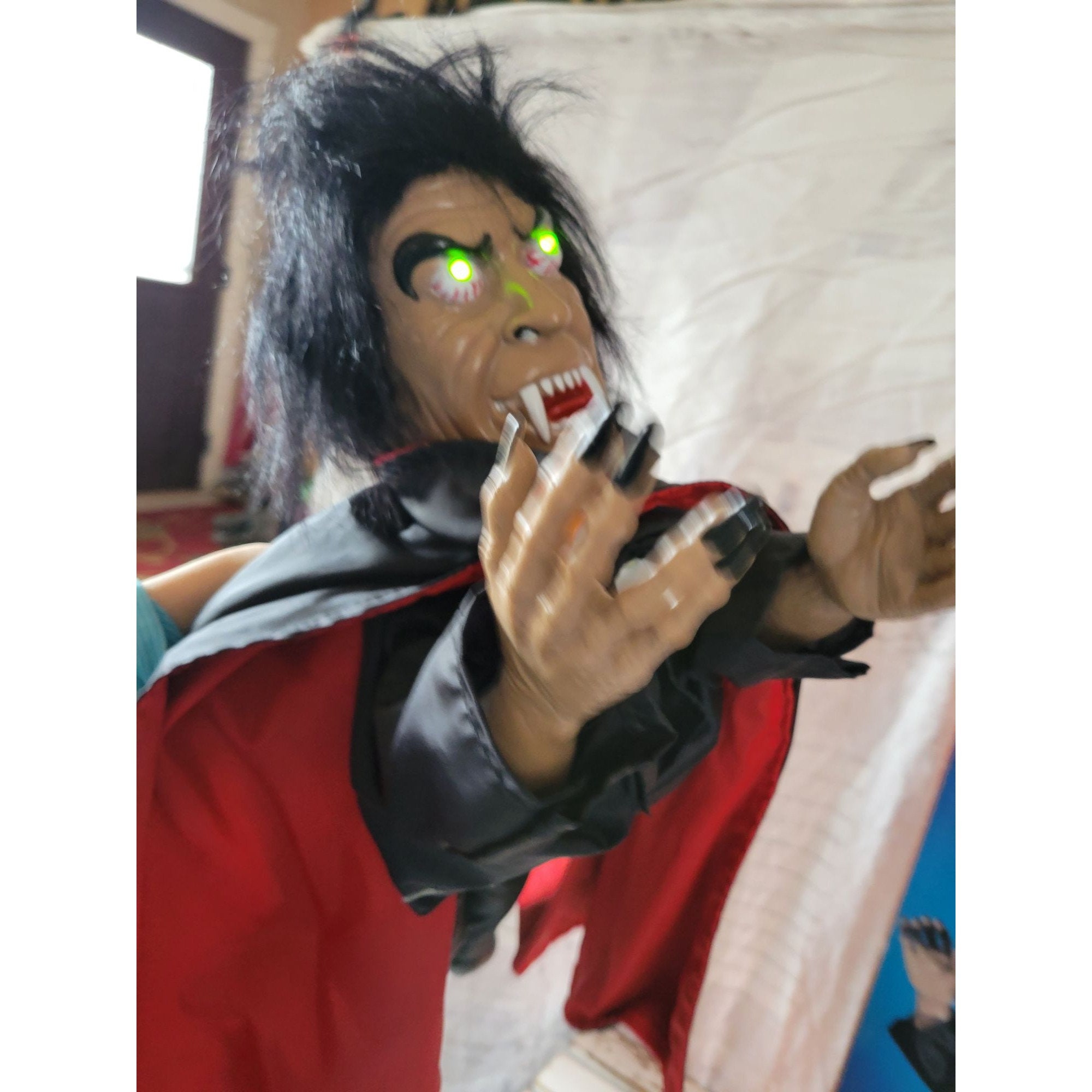 Gemmy Rare Hanging Vampire Shaking Light up 24 in Vintage - Etsy