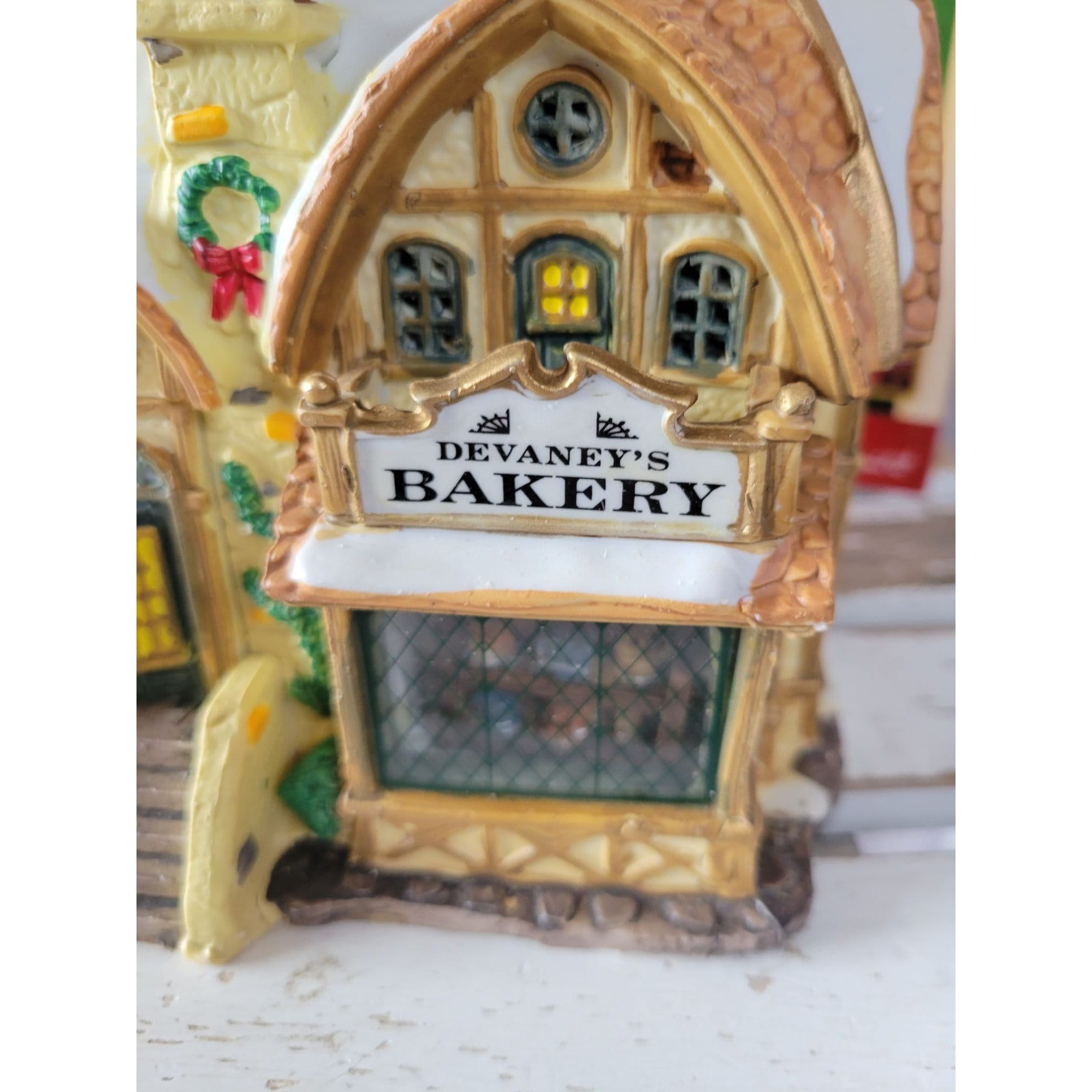 Lemax Devaney's Bakery Tea Shop Store Village Accessory | Etsy