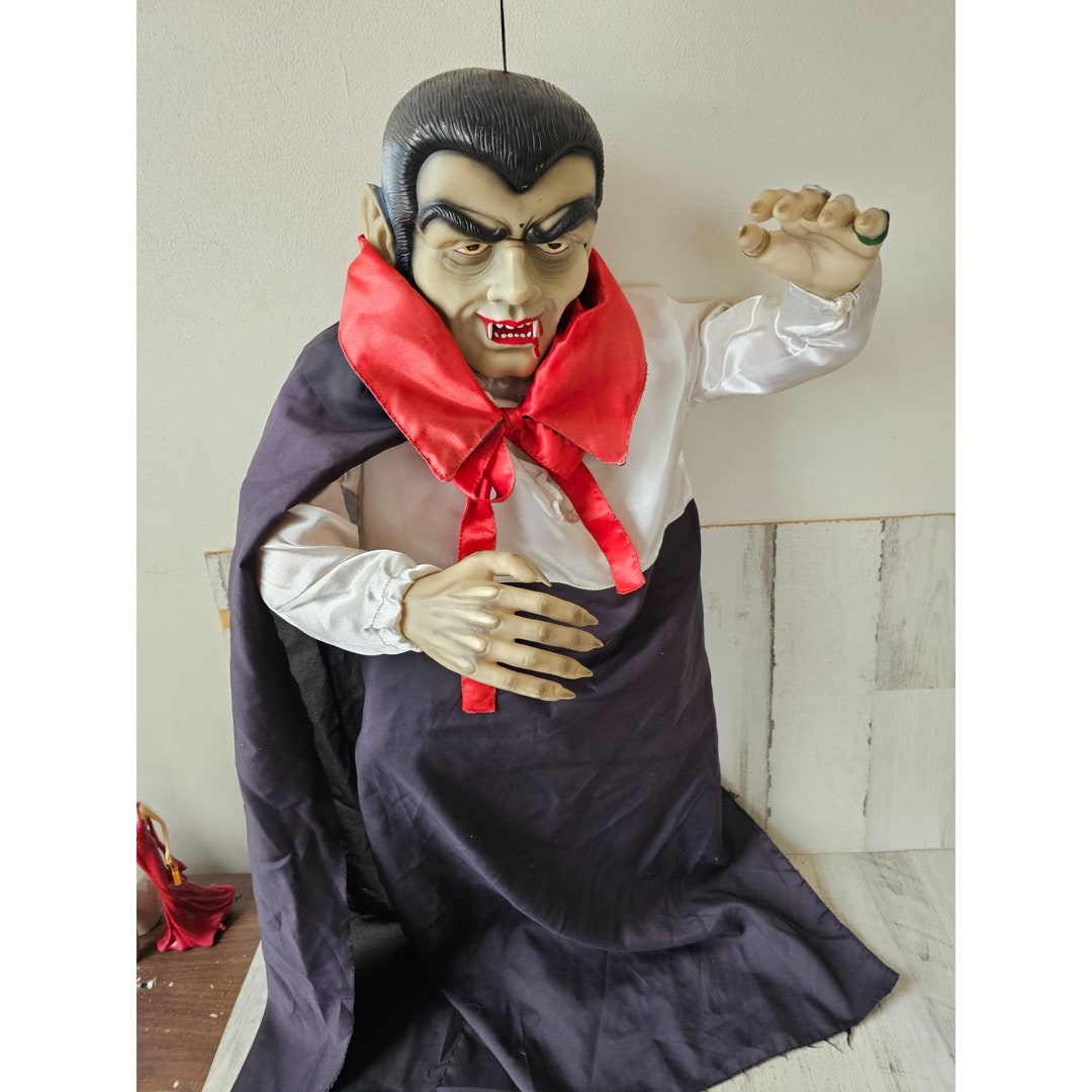Vintage Dracula Hanging Prop AS IS Halloween - Etsy