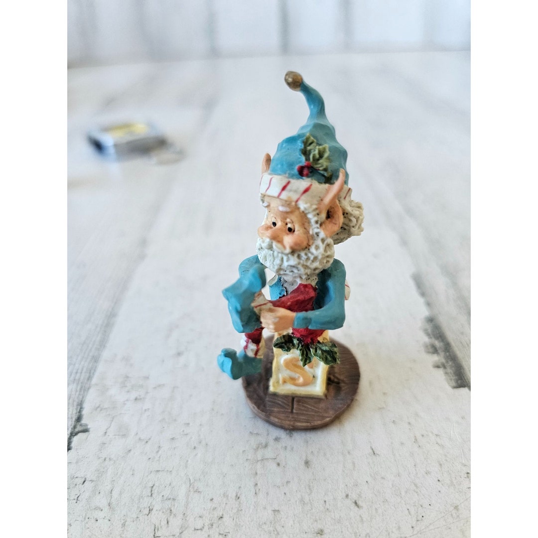Enesco Poopsie Elf Shoe Block Sandi Zimnicki Vintage Village 1989 ...
